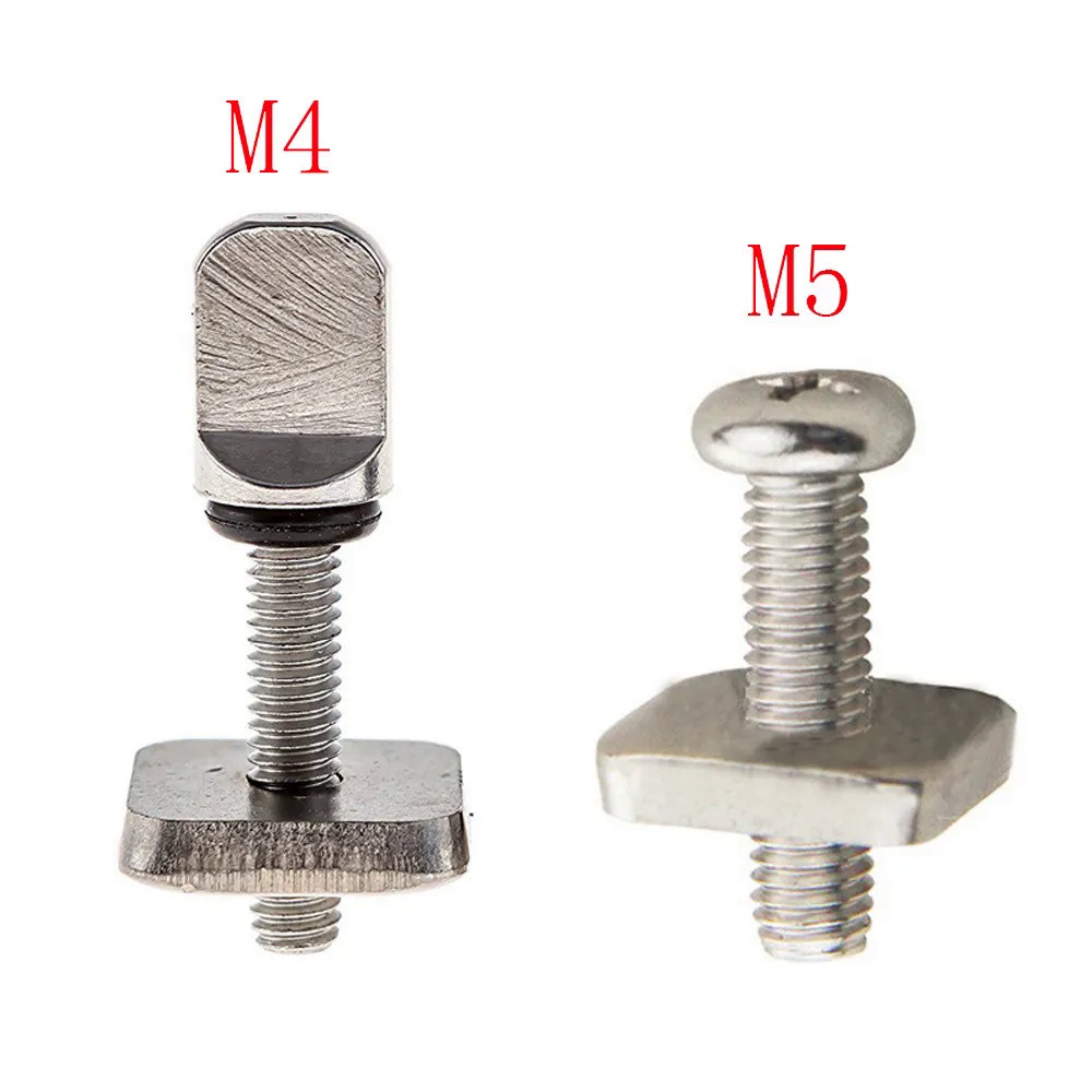 2sets M4 M5 Stainless Surf Fin Screws Plates Surfboard Longboard Screw ...