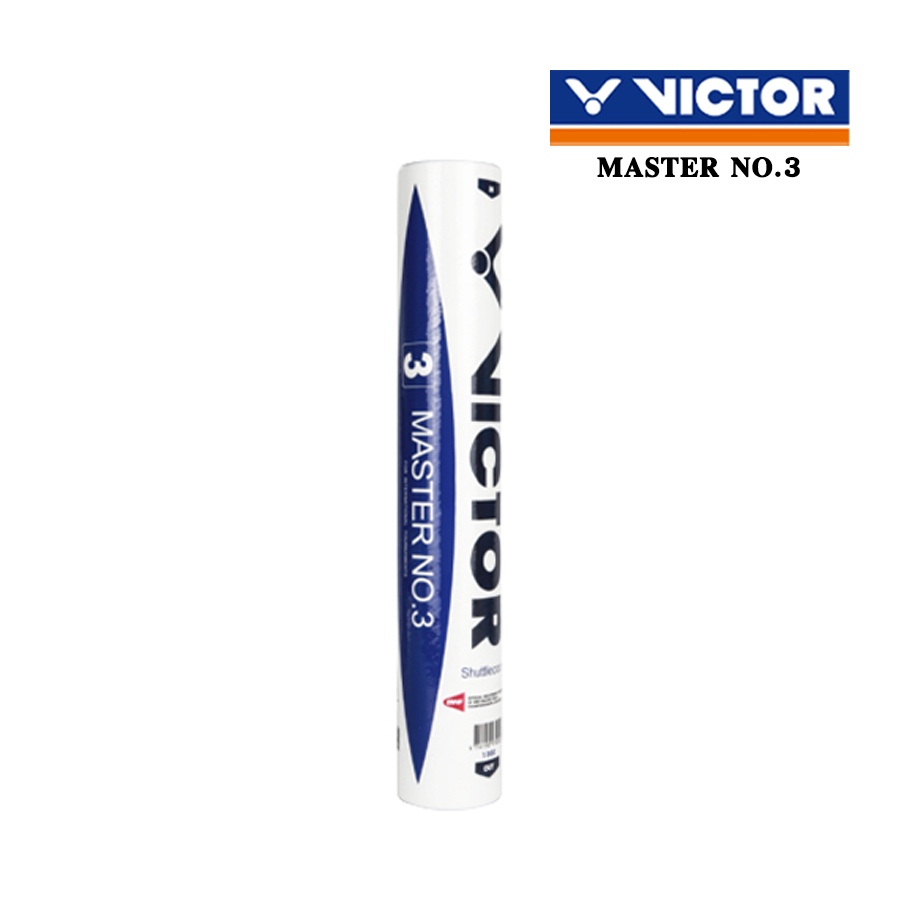 VICTOR ลูกแบดมินตัน รุ่น MASTER No.3 ( 1 หลอด 12 ลูก ) ST | Shopee Thailand