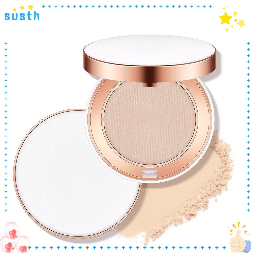 Susth คุชชั่นแป้งอัดแข็ง เนื้อแมตต์ ควบคุมความมัน 3 สี สําหรับแต่งหน้า ...