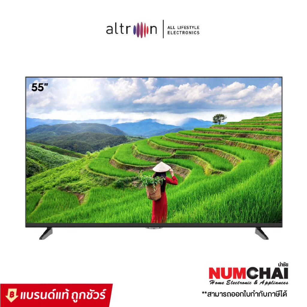 ทีวี ALTRON TV UHD LED 55 นิ้ว (4K, Smart TV, Disney+, Netflix) รุ่น ...