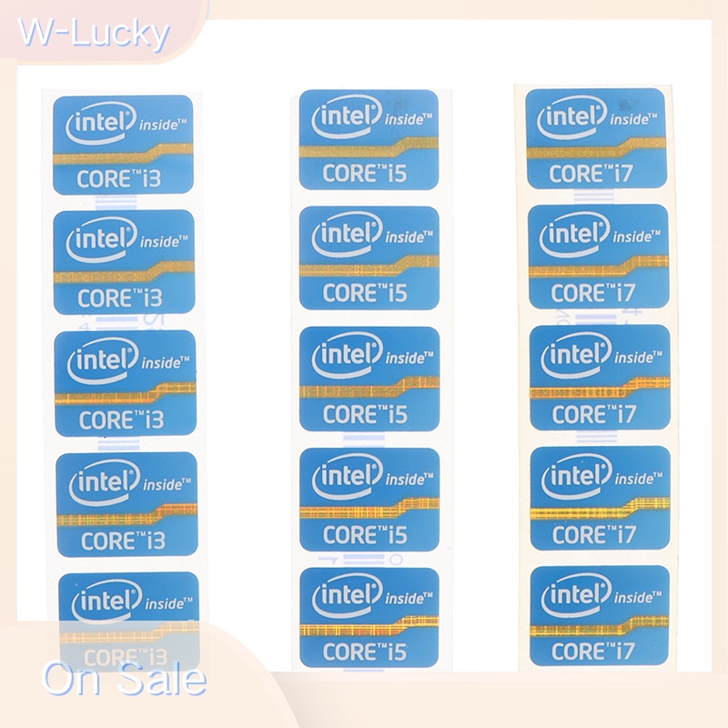 W-lucky Ultrabook สติกเกอร์โลโก้ Intel Core i3 i5 i7 สําหรับติดตกแต่ง ...