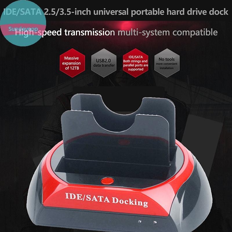 Sund Dual-purpose Serial และ Parallel Port Mobile Hard Disk Base Multi ...