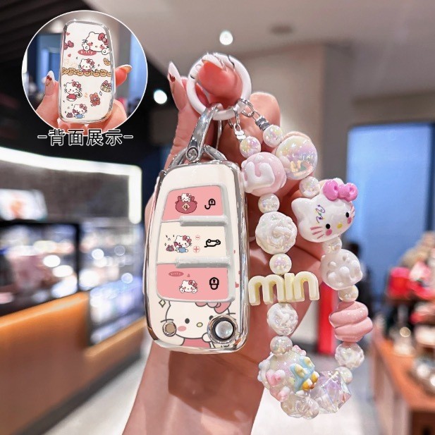 กรณีกุญแจรถสำหรับ Audi a6l A4l a3 q5l q7 q8 q3 q2l a5 a8l กรณีกุญแจรถ พวงกุญแจรถ รีโมทคอนโทรล ...