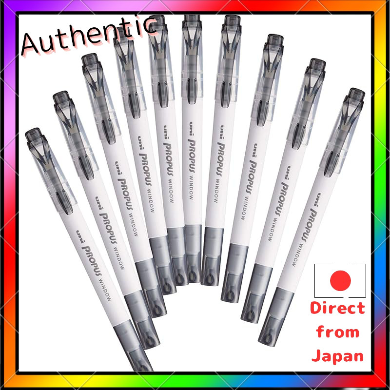 Mitsubishi Pencil Color Marker Propus Window Smoke Grey 10 ชิ้น กล่อง ...