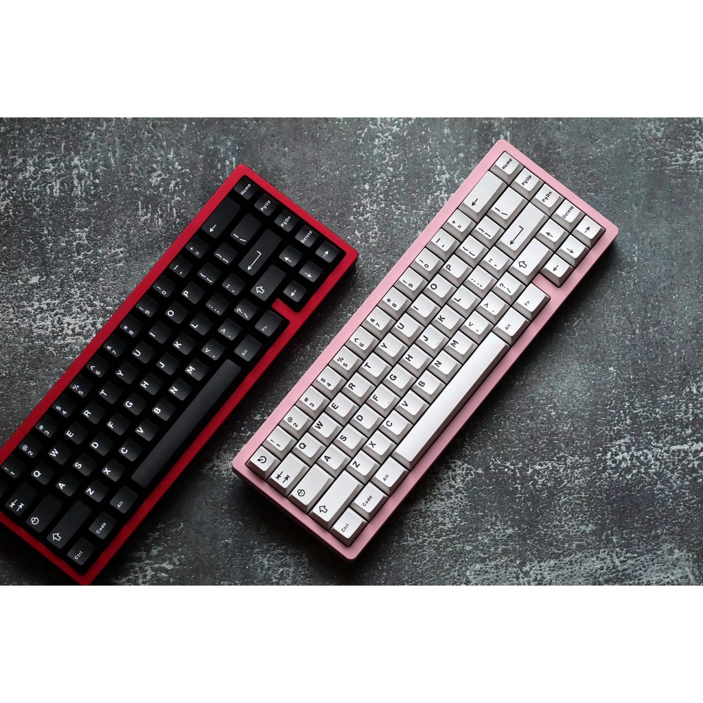 [บรรจุกล่อง] Aifei ของแท้ จากโรงงาน ปุ่มกดคีย์บอร์ด PBT สองสี BOW, WOB ...