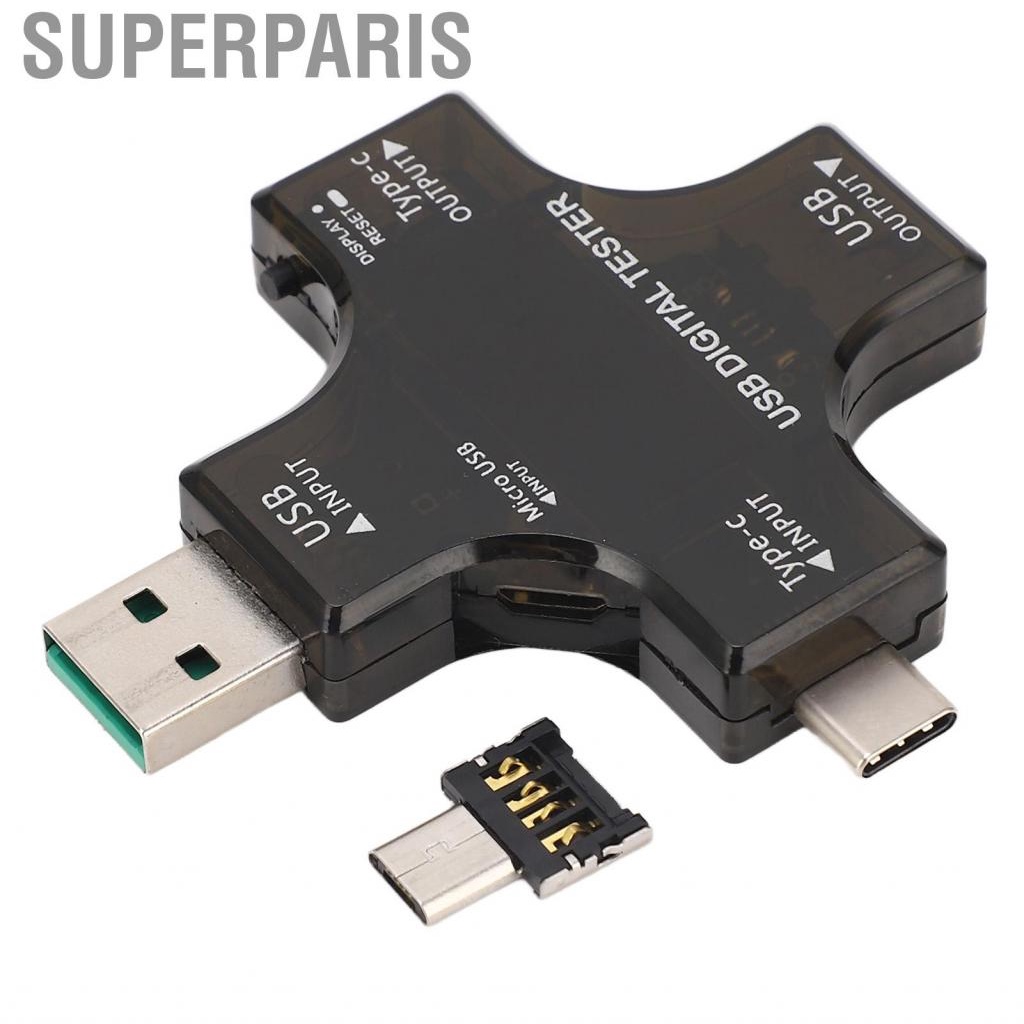 Superparis USB Digital Multimeter Color Screen ABS Overvoltage ...