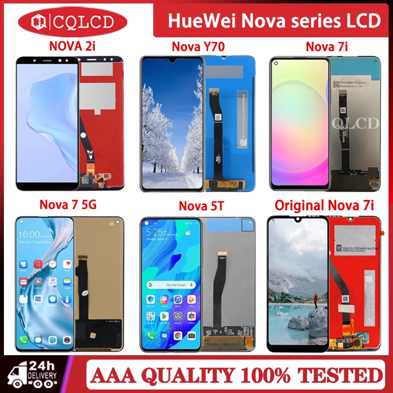 หน้าจอสัมผัส LCD แบบเปลี่ยน สําหรับ HUAWEI Nova 2i LCD Nova Y70 LCD Nova 7i LCD Nova 7 5G Nova ...