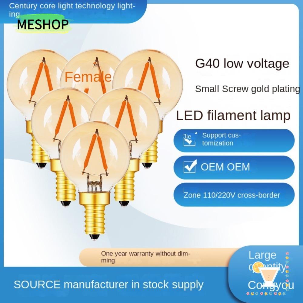 Me หลอดไฟคริสตัล 1W LED 2023 2200K 2700K E12 E14 E26 E27 สีเหลือง และสีขาว | Shopee Thailand