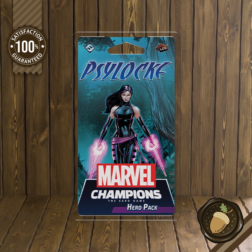 Marvel Champions: Psylocke Hero Pack ส่วนเสริม บอร์ดเกมแท้ คู่มือภาษา ...