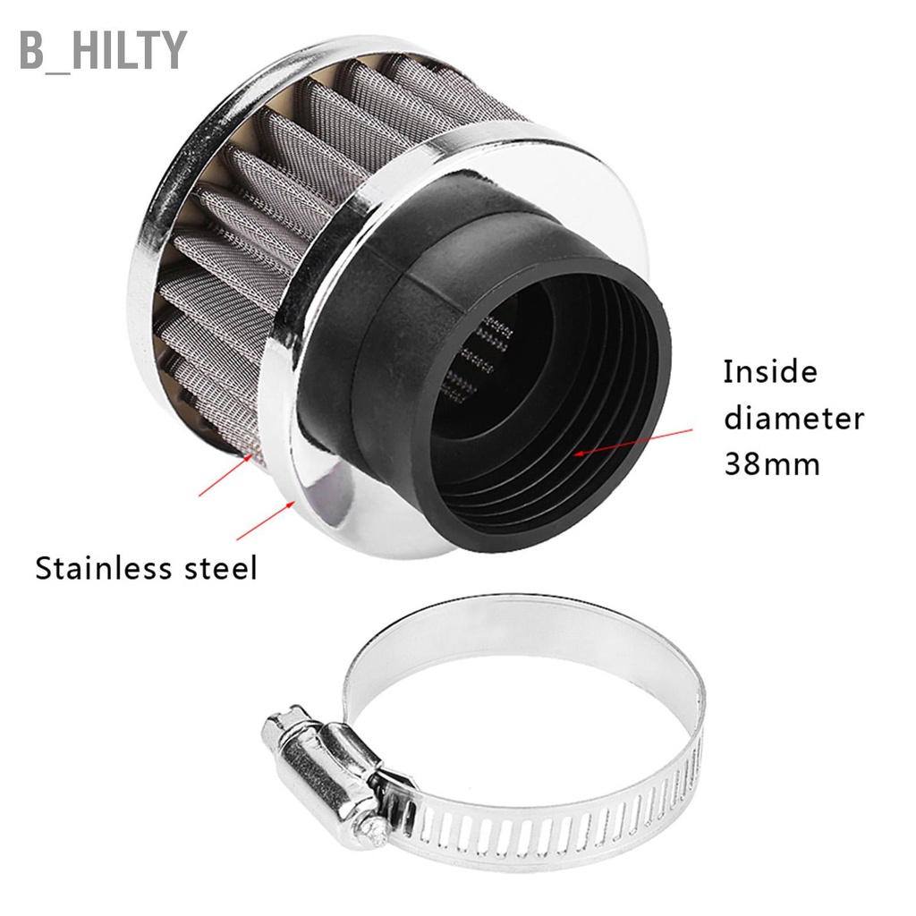 B_HILTY 38 มม.กรองอากาศกรองเหมาะสำหรับ 90cc-125cc ATV Go Kart PIT Dirt ...
