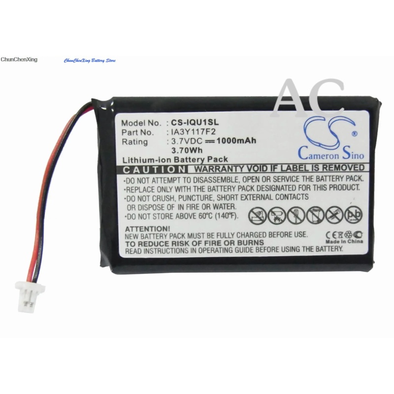 AC Cameron Sino 1000mAh Battery IA3Y117F2 for Garmin Quest | Shopee ...