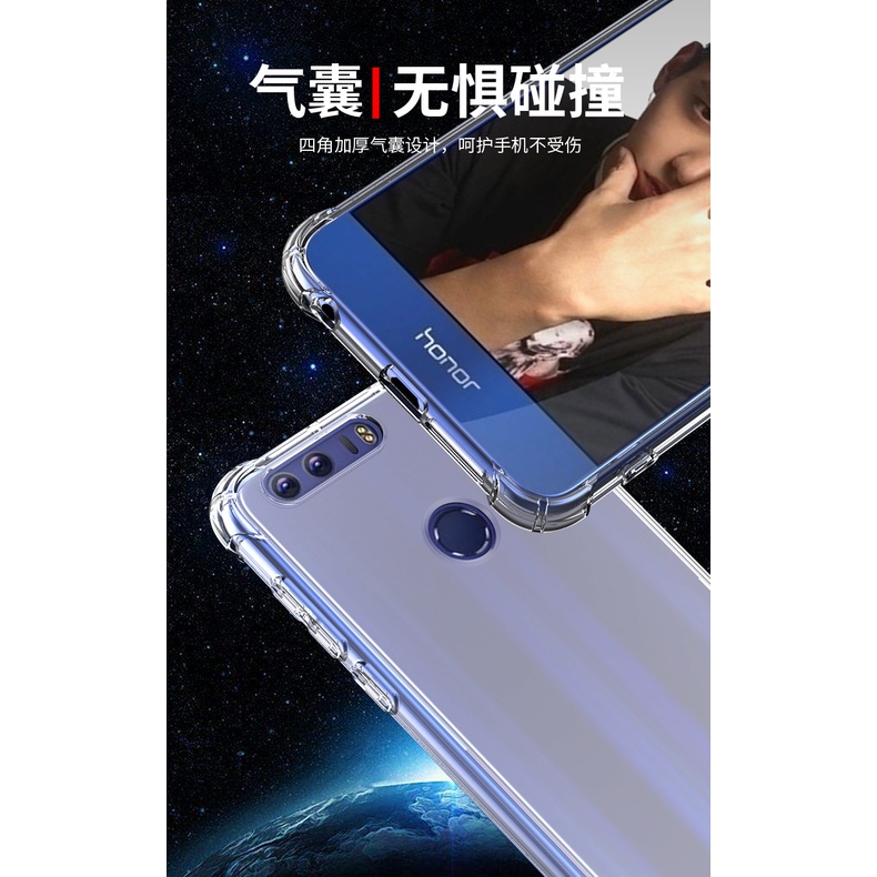 Huawei Honor 8 FRD-L09 FRD-L19 ยืดหยุ่น ยางนุ่ม คริสตัลใส บาง ป้องกัน ...