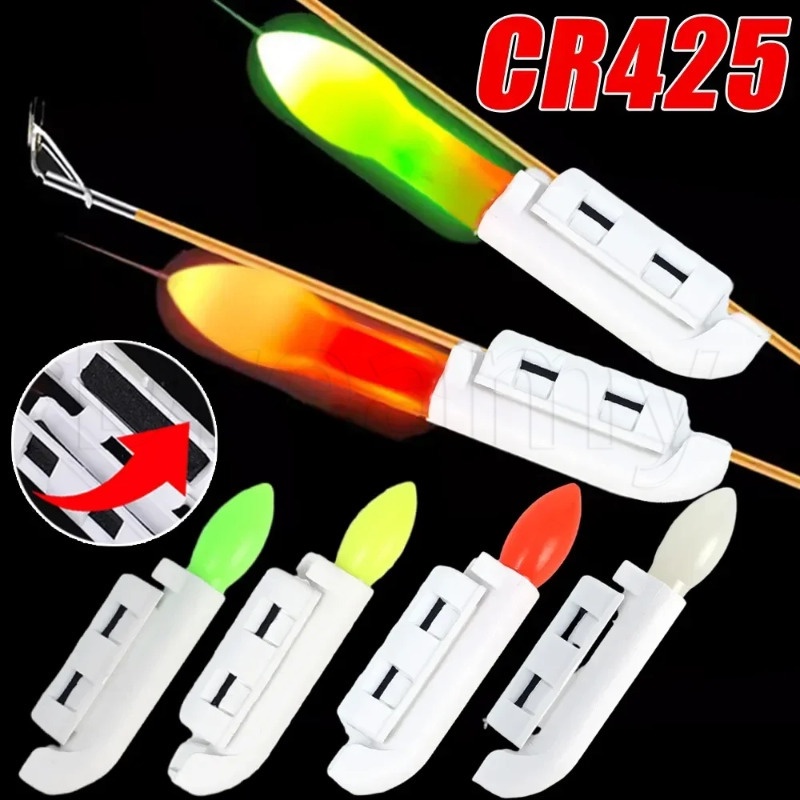 Always On ไฟเตือนติดคันเบ็ดตกปลา LED CR425 ถอดออกได้ ใช้แบตเตอรี่ ...
