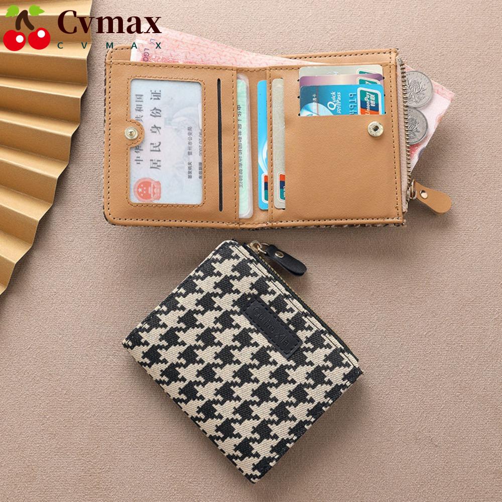 Cvmax กระเป๋าสตางค์ หนัง PU มีซิป ความจุขนาดใหญ่ แบบพกพา สําหรับผู้หญิง | Shopee Thailand