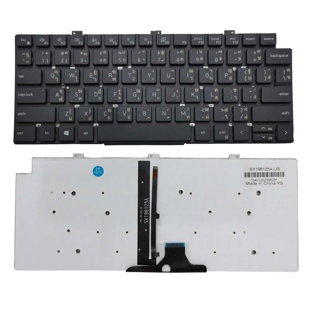 แป้นพิมพ์ คีย์บอร์ดโน๊ตบุ๊ค DELL Latitude 7320, 7320 2-in-1, 5320, 7330 ...