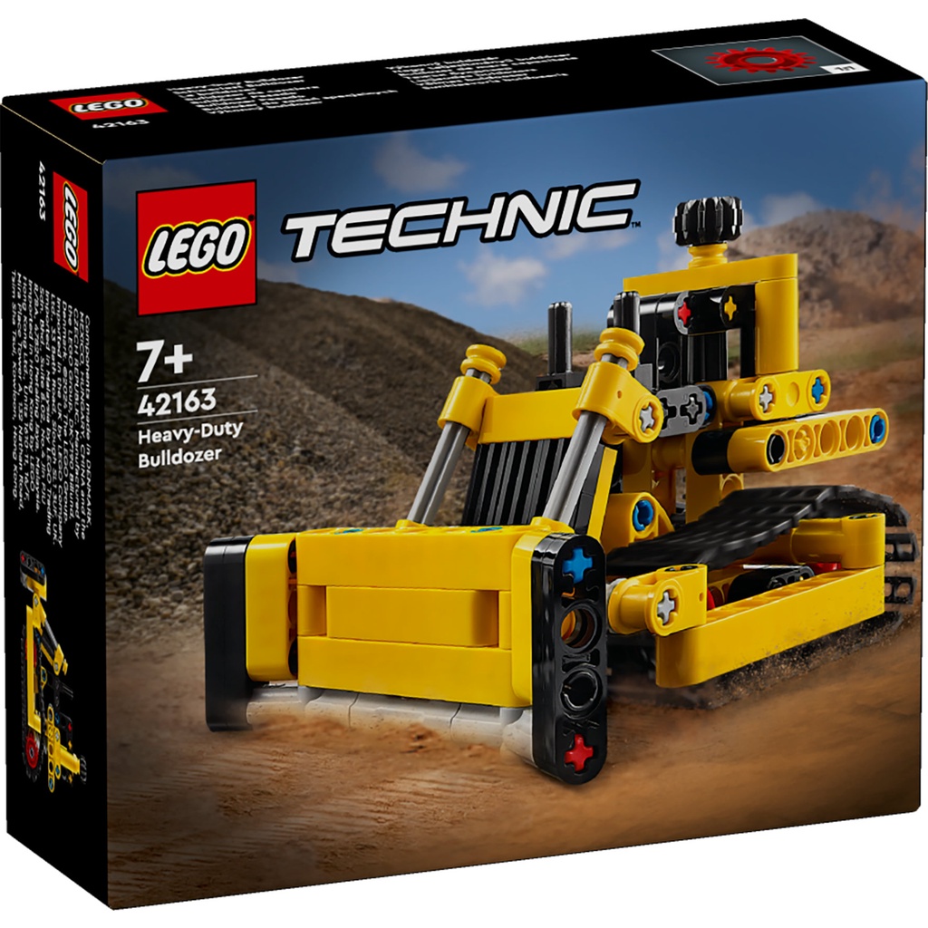 LEGO Technic 42163 Heavy-Duty Bulldozer Set (195 Pieces) | Shopee Thailand
