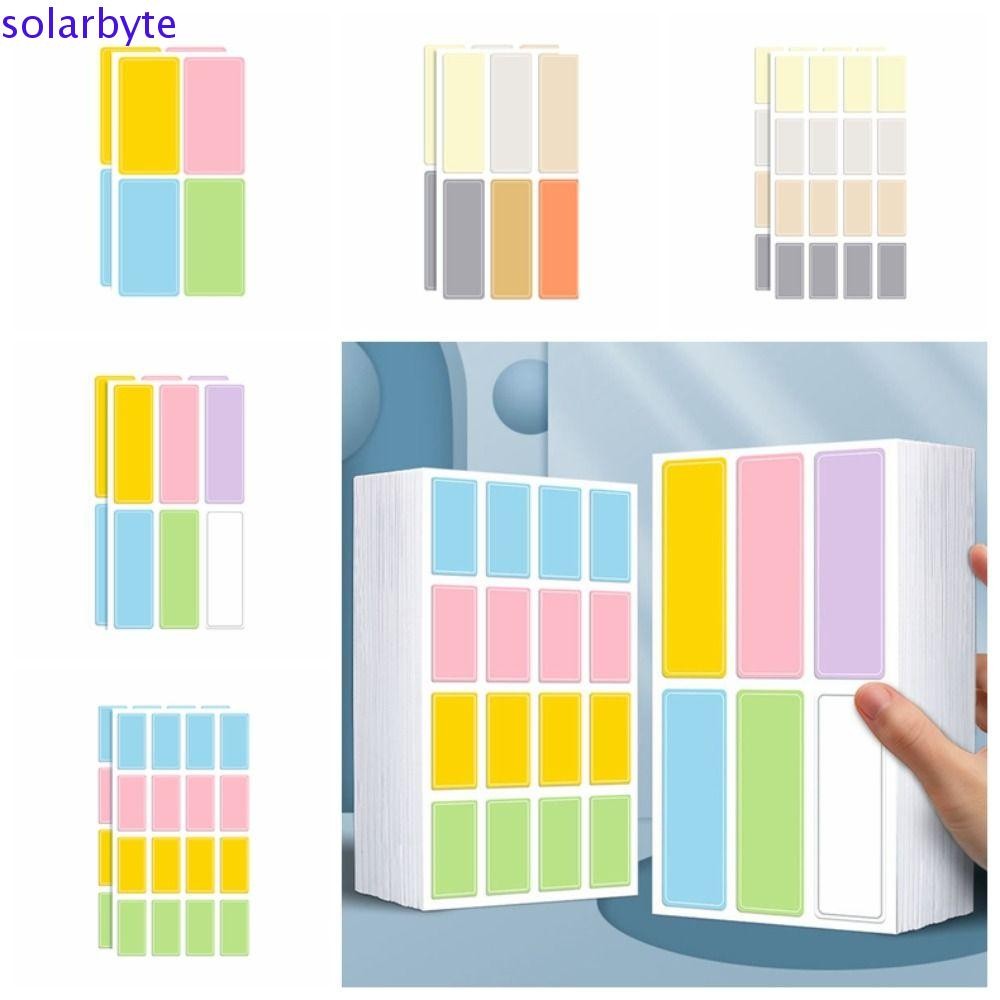 Solarbyte ป้ายชื่อสติกเกอร์, เรื่องการจําแนกตารางสติกเกอร์ป้ายชื่อ, หลากสี Self-Adhesive ส่วน ...