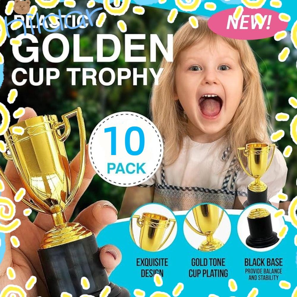 Hilda 10PCS รางวัล Trophy, Gold Silver Bronze Mini Honor Cup, Craft ของ ...