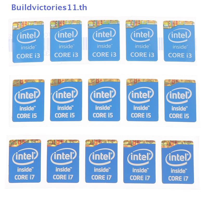 Buildvictories11 5 ชิ้น 4th Generation Intel Core I3 I5 I7 ป้ายสติกเกอร ...