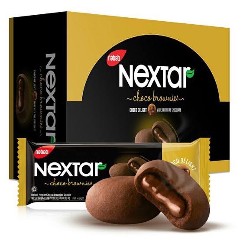 10 แพ็ค บราวนี่อินโด คุกกี้บราวนี่สอดไส้ช็อกโกแลต ตรา เน็กซ์ตาร์ Nextar brownie Indonesia ...