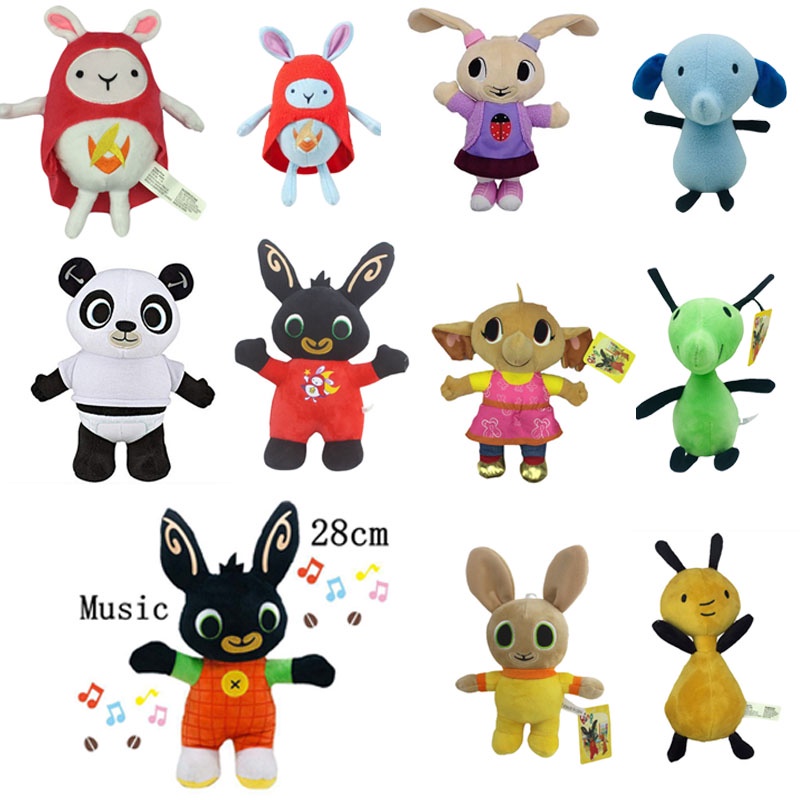 Bing ตุ๊กตากระต่าย Sula Elephant Hoppity Panda Coco ของขวัญวันเกิด ของ ...