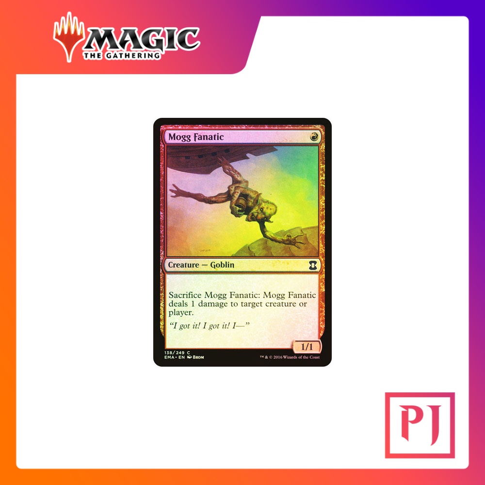 [MTG] Mogg Fanatic [EMA] [RED] [COMMON] [FOIL] [ENG] (การ์ดเมจิค ...