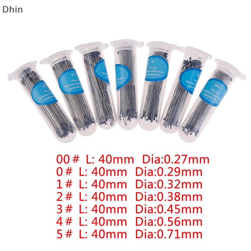 [Dhin] หมุดสเตนเลส รูปแมลง สําหรับห้องแล็บ โรงเรียน 100 ชิ้น | Shopee ...