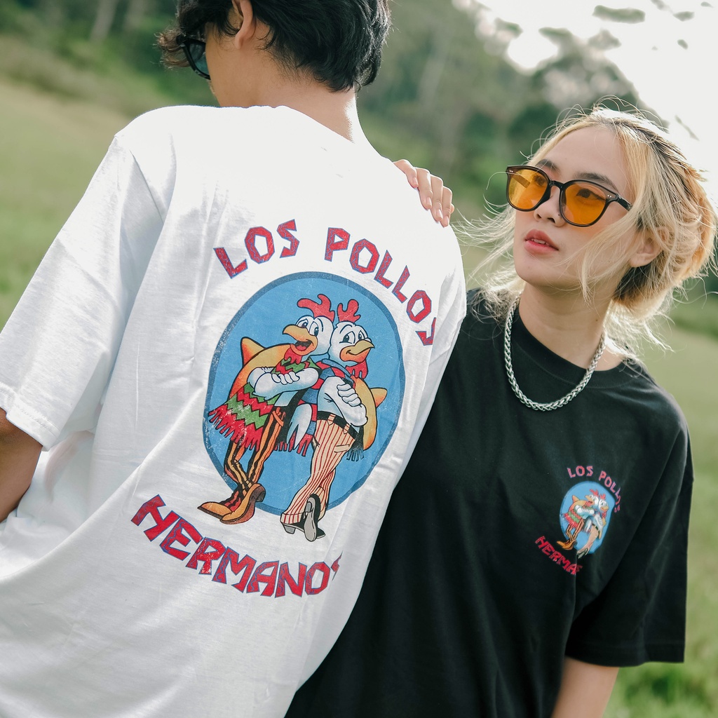 พร้อมส่ง เสื้อยืดผ้าฝ้าย พิมพ์ลาย Los Pollos Hermanos Breaking Bad ...