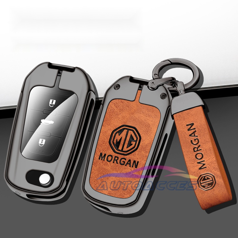 เคสรีโมตกุญแจรถยนต์ แบบหนัง อุปกรณ์เสริม สําหรับ MG Key Fob MG ZS MG6 ...