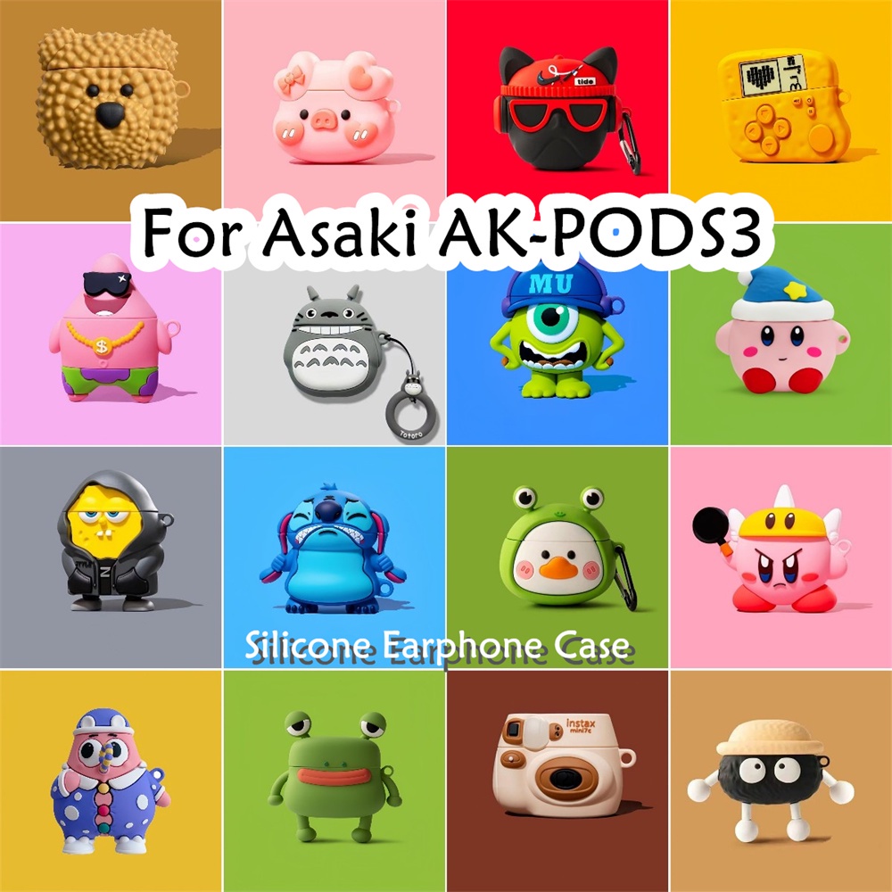 【innovation】นําไปใช้กับ Asaki AK-PODS3 เคส Case เคสหูฟัง รักหัวหมู ซิลิโคนนุ่ม เคส เคสหูฟัง NO.1 ...