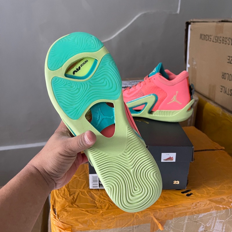 Jordan Jayson Tatum 1 `Pink Lemonade' (ไซส์ผู้ชาย) Versatile | Shopee ...