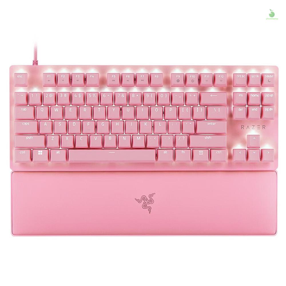 คีย์บอร์ดเล่นเกม Razer V2 87 คีย์ RGB USB 8000Hz พร้อมที่พักข้อมือ | Shopee Thailand