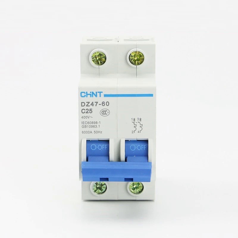 Chint สวิตช์ป้องกันอากาศ DZ47-60 2P AC 230 400V C 1 2 3 4 5 6 10 15 16 20 25 32 40 50 60A ...