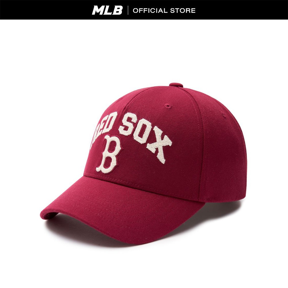 MLB หมวก Cap Unisex รุ่น 3ACPV033N 43WID - สีแดงไวน์เข้ม | Shopee Thailand