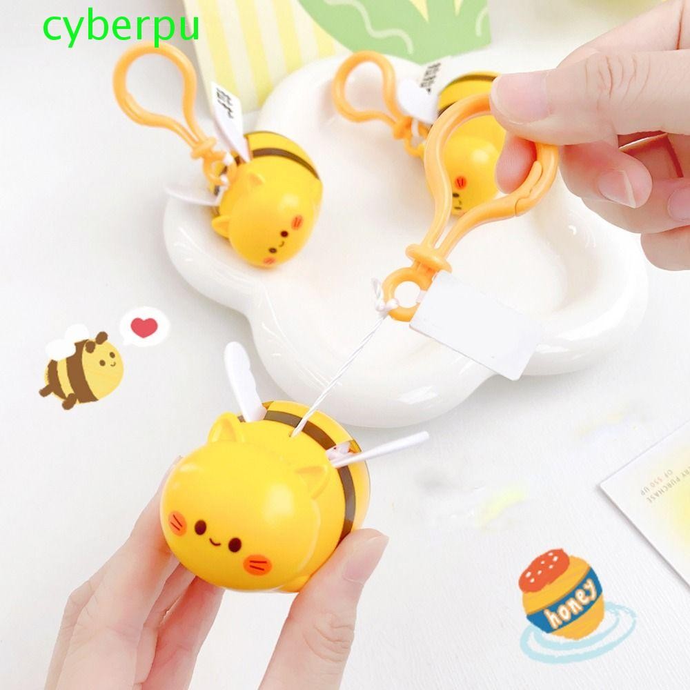 Cyberpulse พวงกุญแจ Flying Bee, Pull String Bee with Drawstring Wings ...
