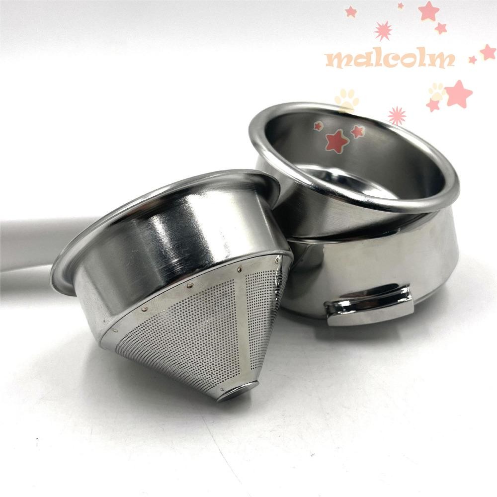 Malcolm กรองกาแฟสแตนเลส, กรวย 58 มม.กาแฟ, ภาชนะกาแฟ Paperless Reusable Bottomless Coffee Dripper ...