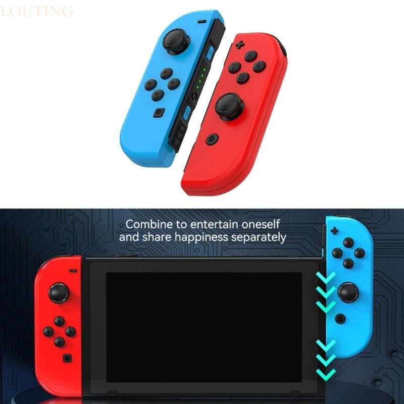 Louting 1 คู่เกมคอนโซลสําหรับ NS Joy Con Controller Sensor Joypad ...