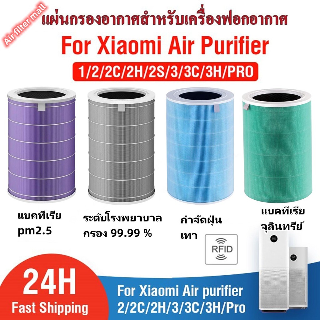 【COD】Air Purifier Filter For Pro 1 / 2 / 2S / 2H / 3H/ 3C / Pro ไส้กรอง ...