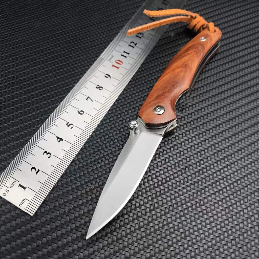 Russian Mini Folding Pocket Knife Outdoor Handmade Camping EDC 7Cr13Mov ...