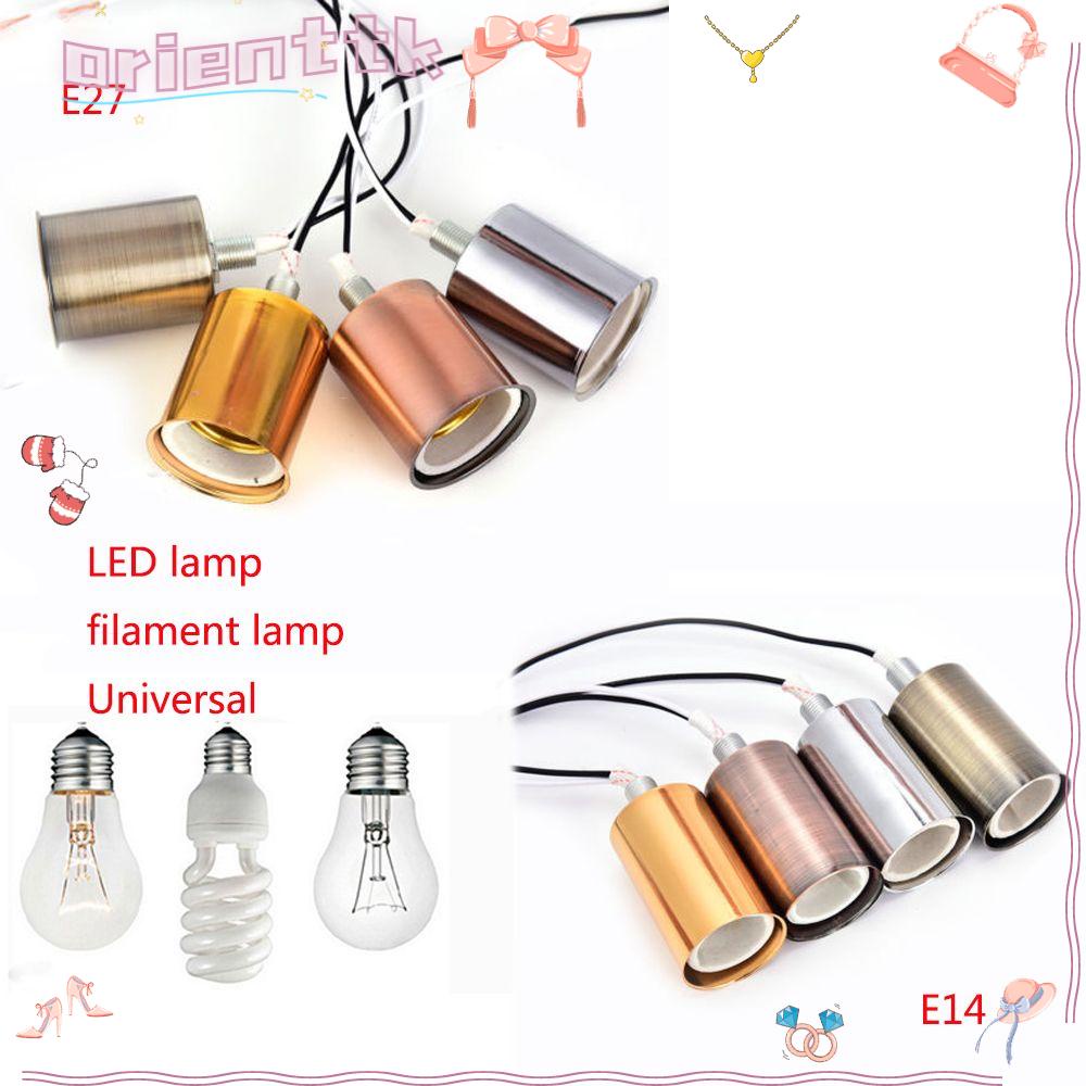 Orienttk E27 E14 ฐานไฟ Diy ติดตั้งง่าย อะไหล่โคมไฟเซรามิค Led | Shopee Thailand