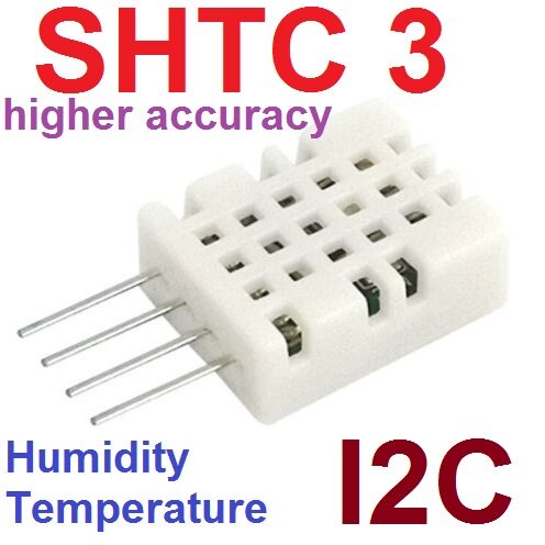 SHTC3 high-precision digital temperature and humidity sensor measurement module I2C | Shopee ...