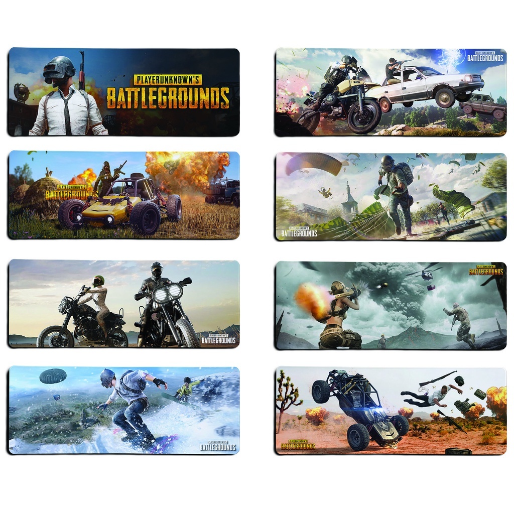 Battle แผ่นรองเมาส์เกมมิ่ง pubg unknowns grounds ขนาด 800 มม.*300 มม. | Shopee Thailand