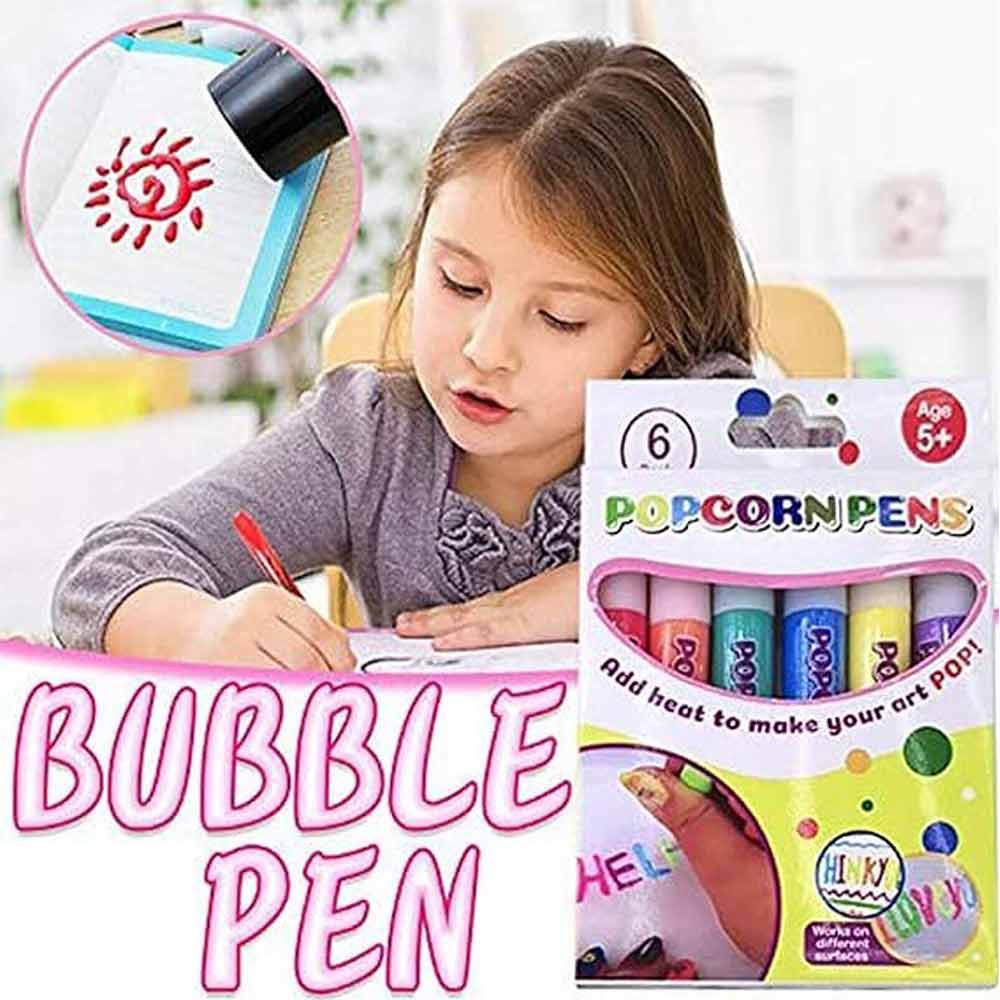 Magic puffing 3D art pen puff effect 3D art project - ink fluffy like ...