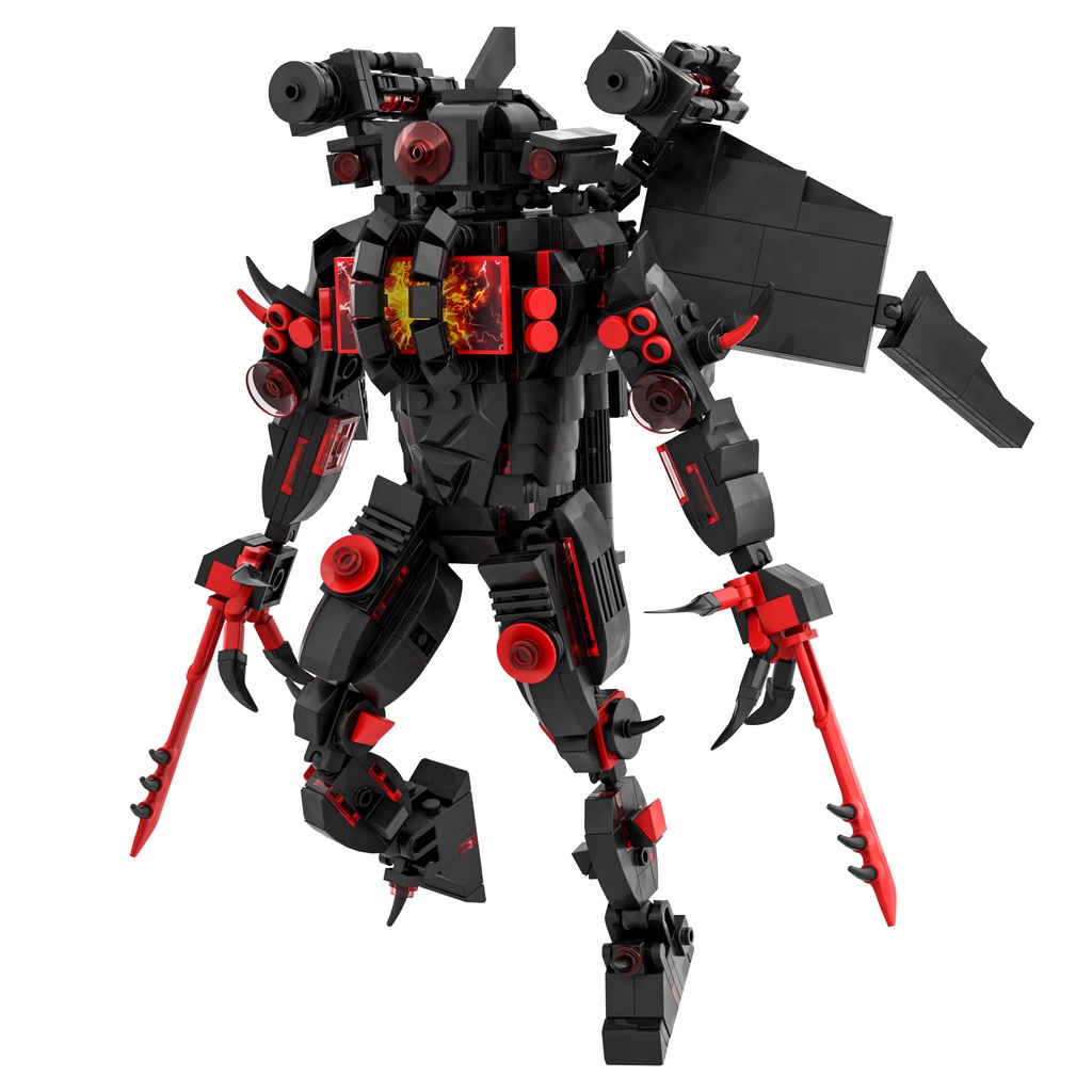 LEGO Skibidi Toilet Titan building blocks Enhanced Super Monitor Man บ ...
