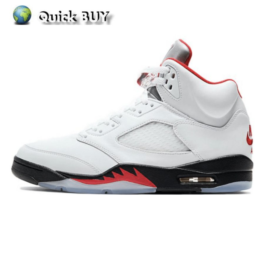 nike W5QP Air Jordan 5 Fire Red Rukawa kaede Slam Dunk Black Red ...