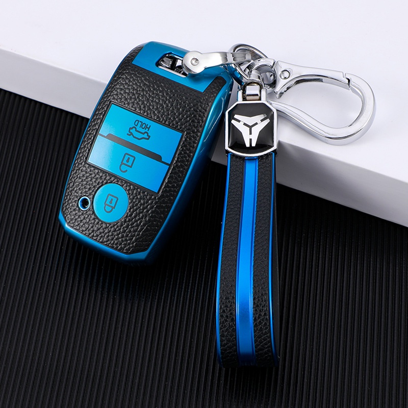 เคสกุญแจรีโมทรถยนต์ หนังนิ่ม สําหรับ Kia k3 k2 Smart Run k4 Yi Run k5 ...
