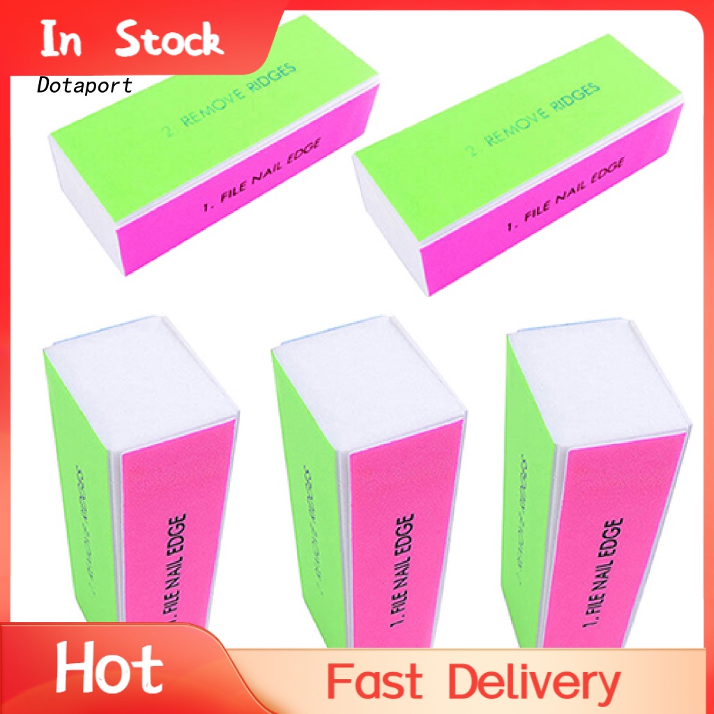 Kddt- ตะไบขัดเล็บ 4 ทาง 5 ชิ้น | Shopee Thailand