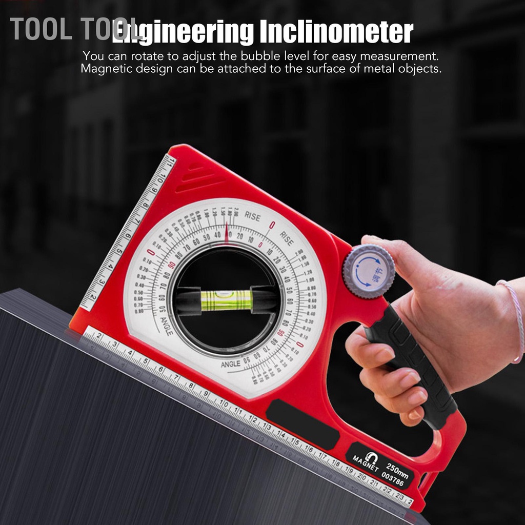 Tool Inclinometer มุม Finder เกจวัดแม่เหล็กเครื่องวัดมุม ABS พร้อม ...