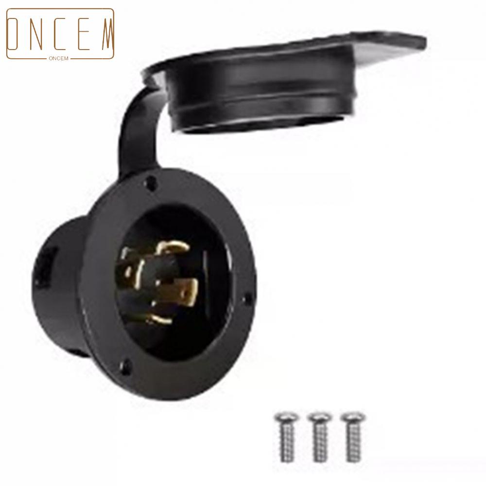 【ONCEMOREAGAIN】Rated Voltage V A Locking Pin Rubber Cover AWG Gauge ...