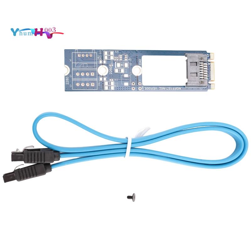[yhumh003] อะแดปเตอร์การ์ดแปลง M2 SATA B-M KEY M.2 NGFF SATA SSD เป็น ...